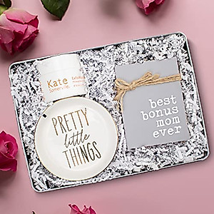 MagicWater Supply Crinkle Cut Paper Shred Filler (4 oz) for Gift Wrapping & Basket Filling - White & Silver