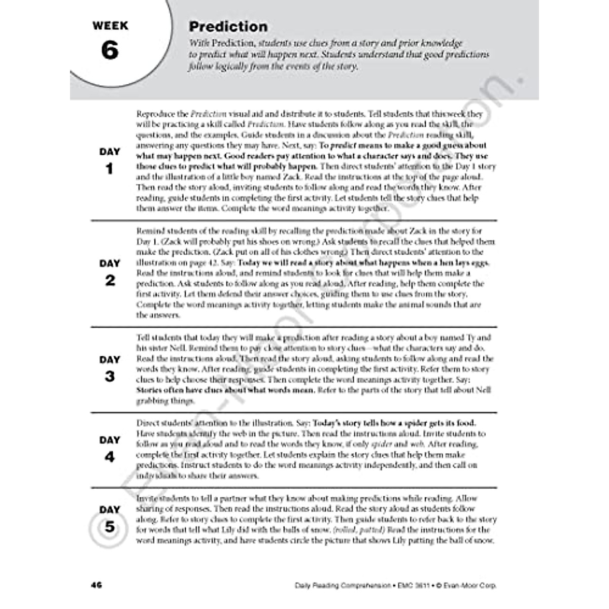 Evan-Moor Daily Reading Comprehension, Grade 1 - Homeschooling & Classroom Resource Workbook, Reproducible Worksheets, Teaching Edition, Fiction and Nonfiction, Lesson Plans, Test Prep