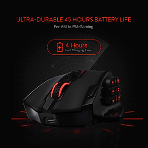 Redragon M913 Impact Elite ​Wireless Mouse & K631 Castor 65% Wired RGB Gaming Keyboard Bundle