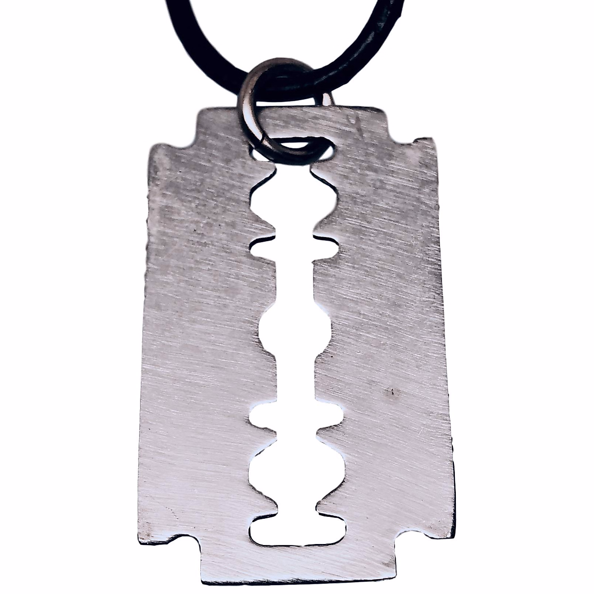 Trilogy Jewelry Pewter Faux Razor Blade Necklace/Pendant