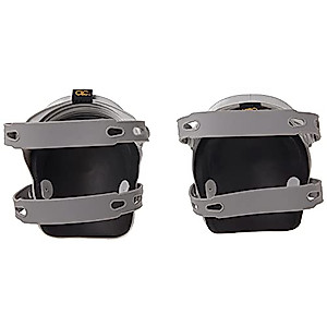 CLC Custom Leathercraft 361 Ultraflex Non-Skid Kneepads, Plastic, Grey