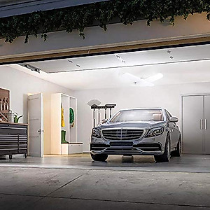 YiaMia LED Basement Lights Led Garage Lights LED Shop Light,6000LM 60W Deformable LED Light Bulbs Garage Ceiling Lighting,Workshop Light for Garage, Workshop, Workbench, Barn, Warehouse (1 Pack)