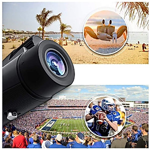 12x50 High Power BAK4 Prism FMC Lens Monocular Compact Portable Life Waterproof Monocular with Smartphone Adapter and Tripod for Adult Bird Watching, Outdoor