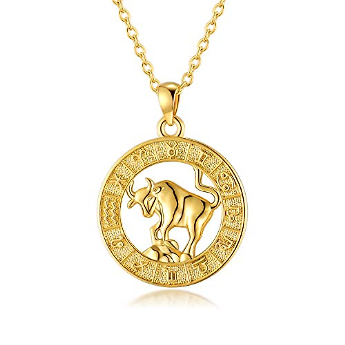Taurus Necklace for Women Zodiac Sign Necklace Gold Taurus Gift Horoscope Necklaces for Women Constellation Astrology Jewelry