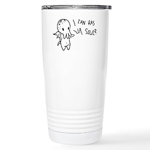 CafePress Cthulhu Can Has Ur Soul Stainless Steel Travel Mu 20 oz. Insulated Stainless Steel Coffee Tumbler