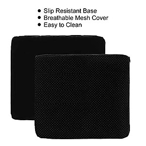 HST Gel Seat Cushion, Egg Seat Cushion with Non-Slip Cover,Ventilation Breathable Honeycomb for Pressure Relief, for Office Chair Car Wheelchair