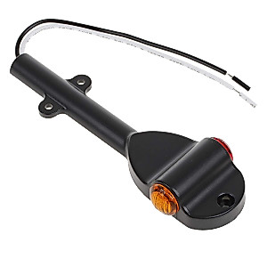 Partsam 2Pcs RED AMBER LED Trailer Fender Lights Bullet LED Clearance Marker Light Left Right Amber Front Red Rear