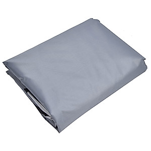 Oumefar 3 Seater Swing Cushion Cover Lightweight Swing Seat Cover Swing Cushion Replacement for Garden for Patio(Gray)