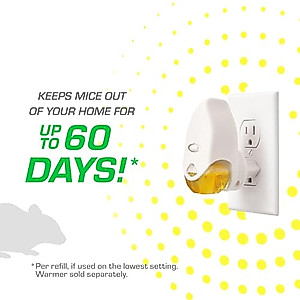 Tomcat Rodent Repeller Essential Oil Refill Pack Plug-In with Lemongrass, Cinnamon, and Peppermint Oil, 2 Refill Bottles