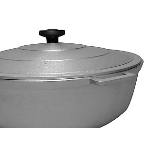 Uniware 9900 Super Quality Aluminum Caldero,Dutch Oven,3.4 QT,Silver (24 cm (9.4-Inch))