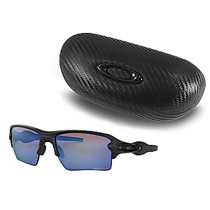 Oakley Prizm Deep H2O Polarized (Matte Black) with Oakley Carbonfiber Ellipse O Case Sunglasses