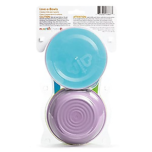 Munchkin Love-a-Bowls 10 Piece Polypropylene Feeding Set, Multicolor