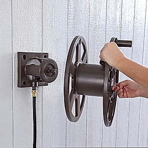 Liberty Basics 510 Wall Mount Hose Reel, Bronze