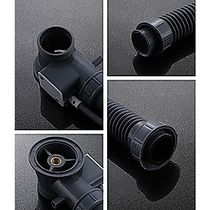 LMMDDP 1pc Copper Knob Bouncing Cable Black Motorized Belt Overflow Bathtub Water Floor Drain