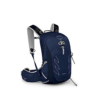 Osprey Talon 22L Men's Hiking Backpack with Hipbelt, Ceramic Blue, L/XL, Extended Fit