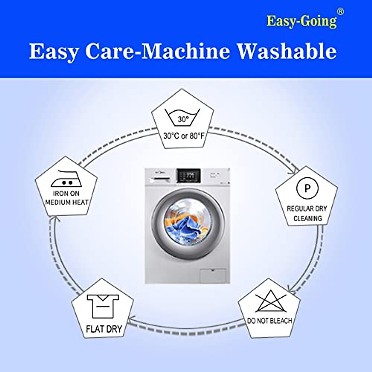 Easy-Going Waterproof Recliner Chair Sofa Cover with Pocket, 1-Piece Reversible Couch Cover for Recliner, Washable Protector with Elastic Straps for Dogs, Pets (Recliner Chair, Gray/Light Gray)