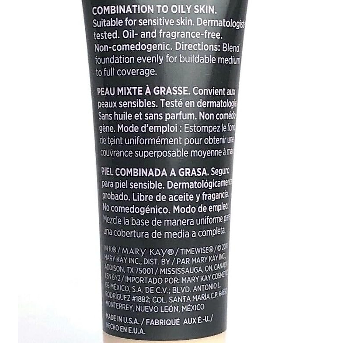 Mary Kay Timewise Matte 3D Foundation Ivory C110