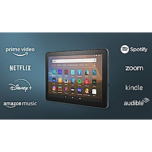 Amazon Fire HD 8 Plus tablet, HD display, 32 GB, our best 8" tablet for portable entertainment, Slate (Renewed Premium)