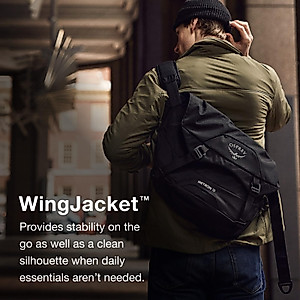 Osprey Metron 18L Messenger Bag, Black