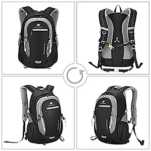 LOCALLION Hiking Daypack, Waterproof Hiking Backpack, 20/25L Cycling Biking Backpacks, Commuter Daypacks for Skiing Camping