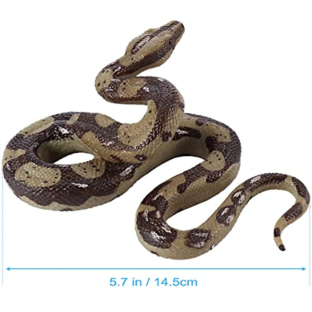 BOTICAKO Realistic Fake Snake & Fake Spiders, Prank Stuff - Fake Insects That Look Real, Rubber Snake Prank Toy