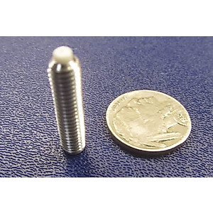 18-8 Stainless Steel Nylon Tip Set Screw M6 × 1 mm x 25 mm Thread Length 5 pcs