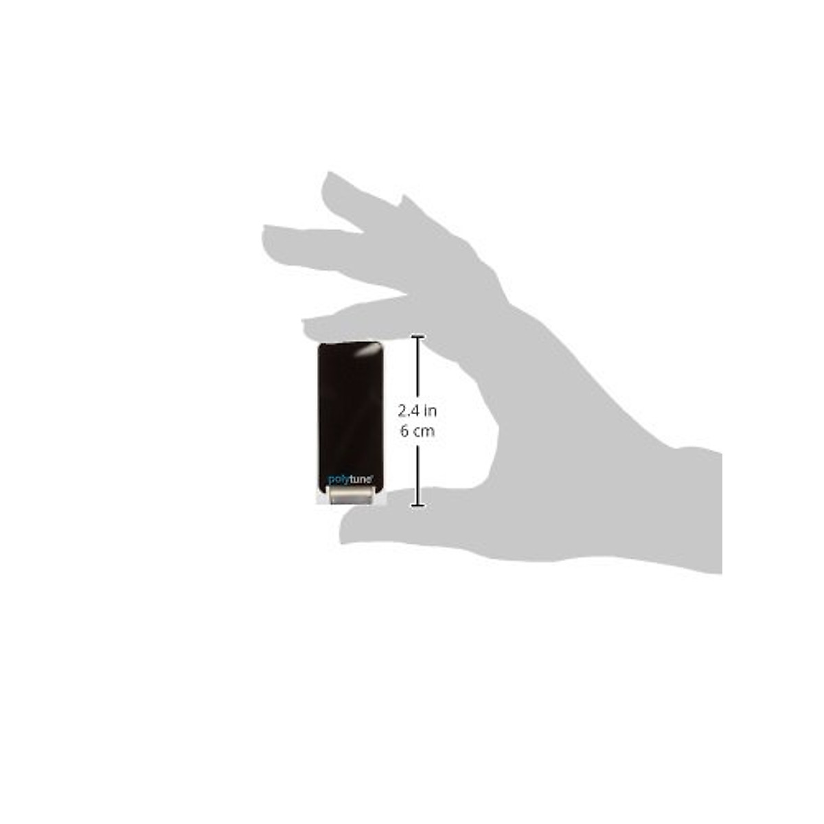 TC Electronic POLYTUNE CLIP Clip-On Tuner with Polyphonic, Strobe and Chromatic Modes and 108 LED Matrix Display for Ultimate Tuning Performance