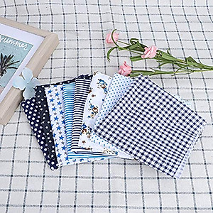 Printed Fabric, Stable Cotton Fabric Eco-Friendly 50x50cm Craft Cloth Kit Soft Touch Breathable for Kids Clothing