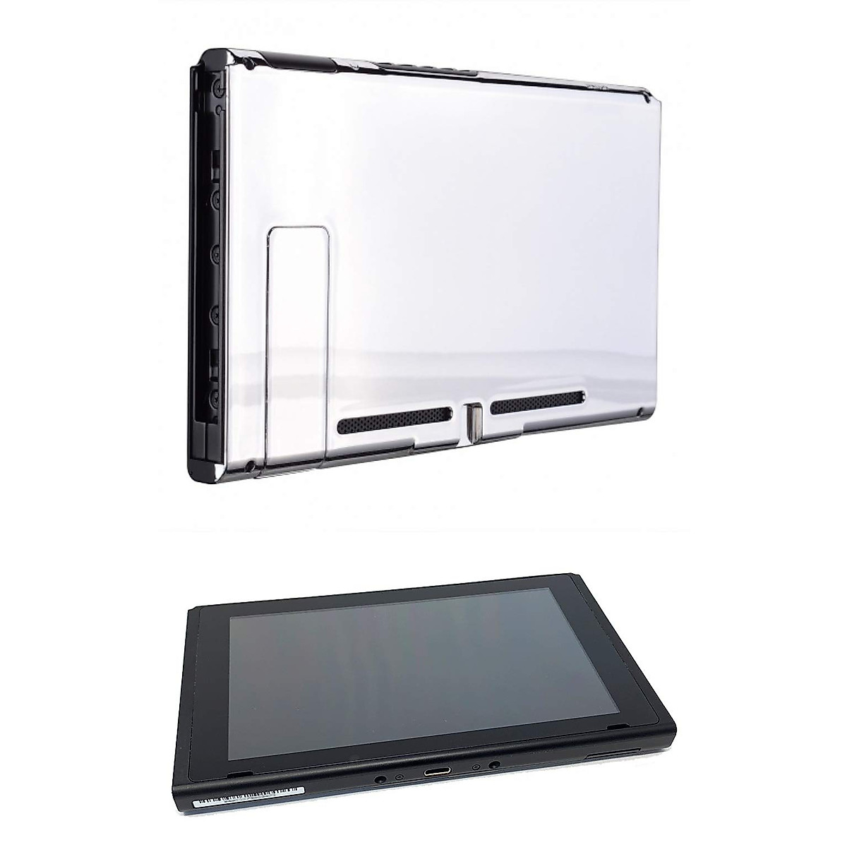 Chrome Silver Custom Console for Nintendo Switch (Tablet Only)