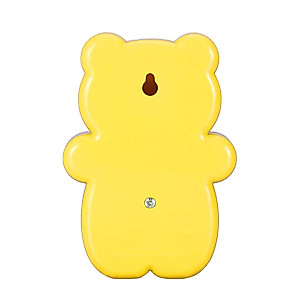 Cute Kitchen Timer, Mechanical Cooking Timer Cartoon Bear Shape Kitchen Manual Alarm Counters, Cook Timer, Kitchen Timer(Yellow)