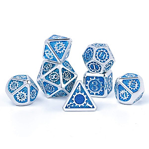 Tbrand DND Metal Dice is Used as Dungeon and Dragon Dice RPG. Its Cool Multiaspect DND Dice Suit Can Be Used as Gift and is Very Suitable for Dice Collectors.