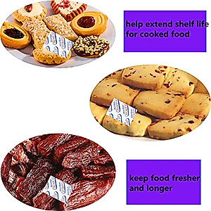 200cc Oxygen Absorbers for Food Storage, Oxygen Absorbers Works in Mason Jars, Mylar bags, Vacuum Bags for Long Term Food Storage, 100 Packs(10x Packs of 10)