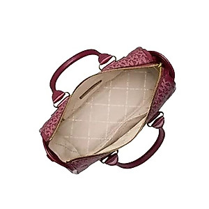 Michael Kors Carine Medium Logo Satchel (Mulberry Multi)