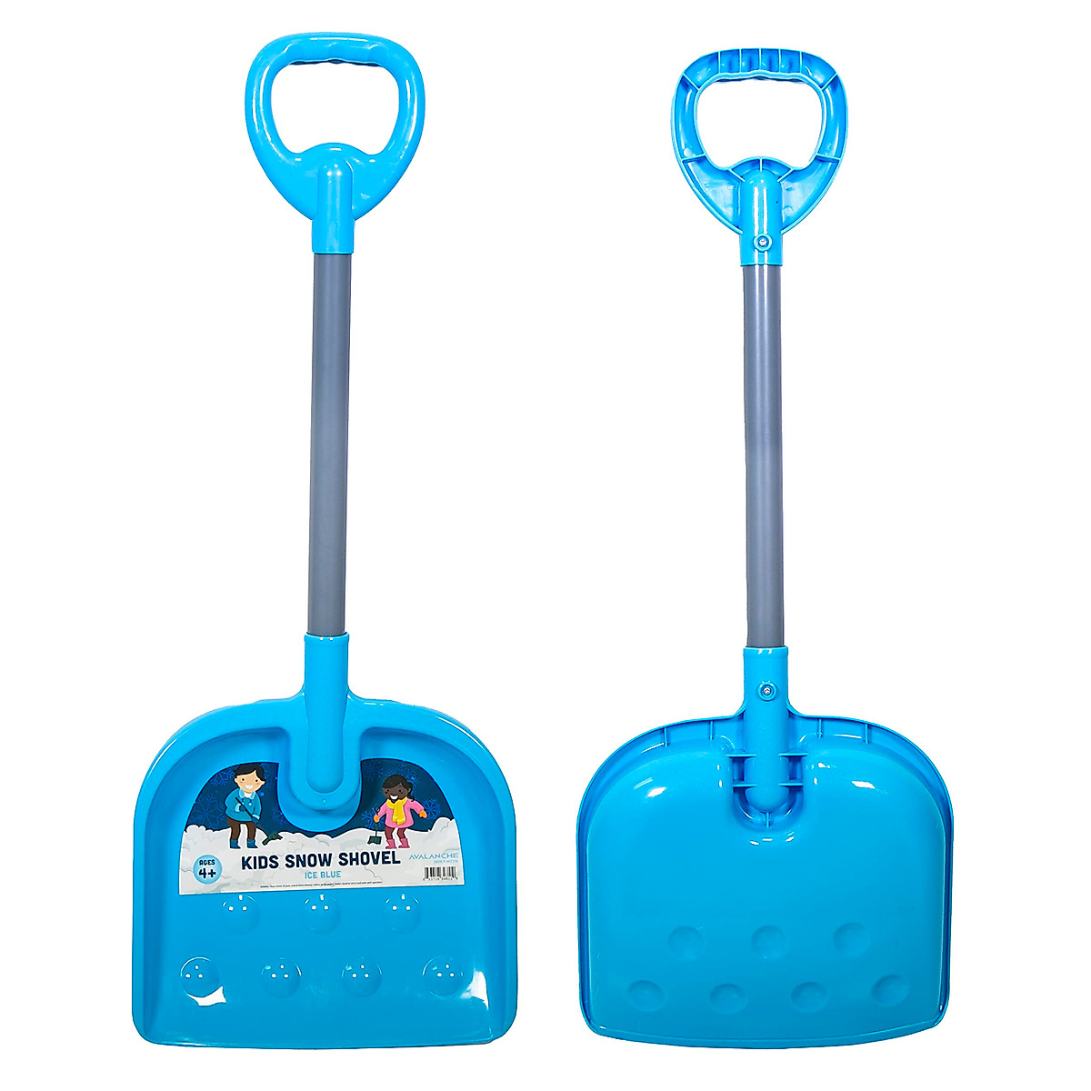 Avalanche Brands | Children's Snow Shovel | Ice Blue | Safe for All Ages