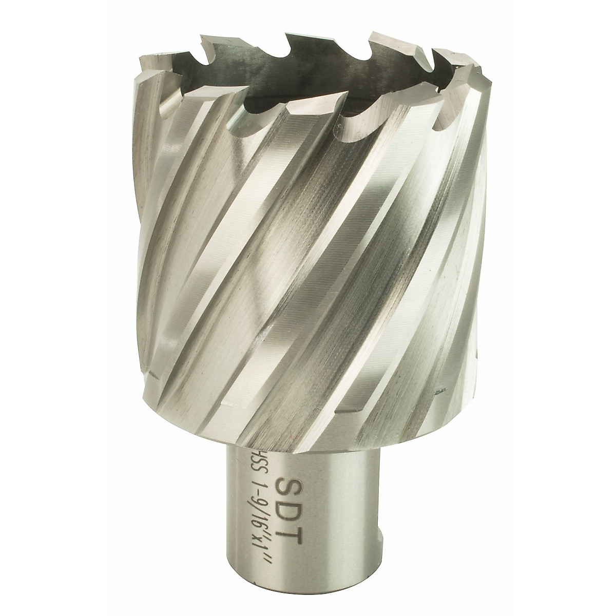 Steel Dragon Tools 1-9/16" x 1" High Speed Steel Annular Cutter with 3/4" Weldon Shank