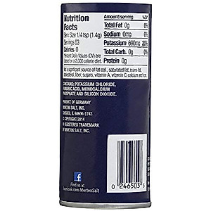 Morton Salt Substitute, Sodium Free, 3.12 Ounce