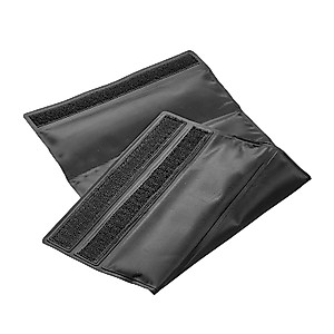 2Pcs Wine Cooler Sleeve Wine Bottle Chiller Ice Pack Adjustable Bottle Wrap Keep Wine Cool and Refreshing for Red White Champagne or Sparkling (Black)