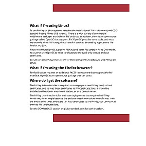 Taglio PIVKey C910 Certificate Based PKI Smart Card for Authentication and Identification, Dual Interface Contact/Contactless Smart Card, Supports Windows PIV Drivers, Standard ISO.