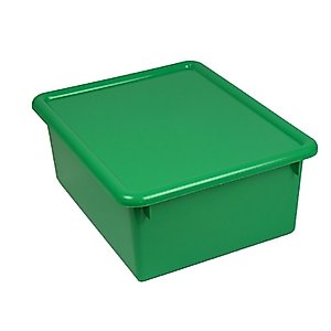 Romanoff Stowaway 5" Letter Box with Lid, Green