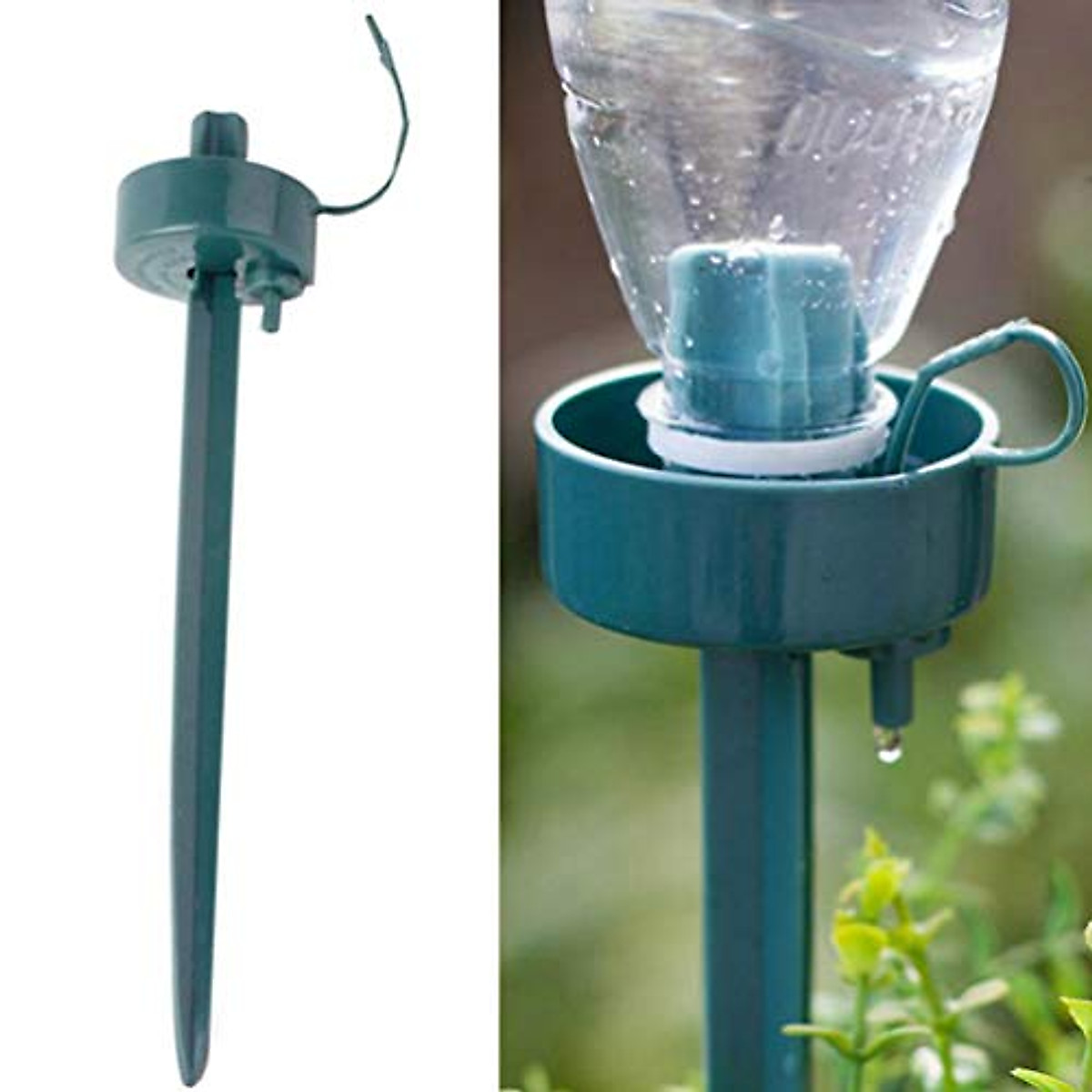 Happyyami PCS Plant Self Watering Spike Slow Release Valve Switch Automatic Irrigation Watering Drip System Dripper Stake for Potted Plants Vacation Plants Indoor Outdoor