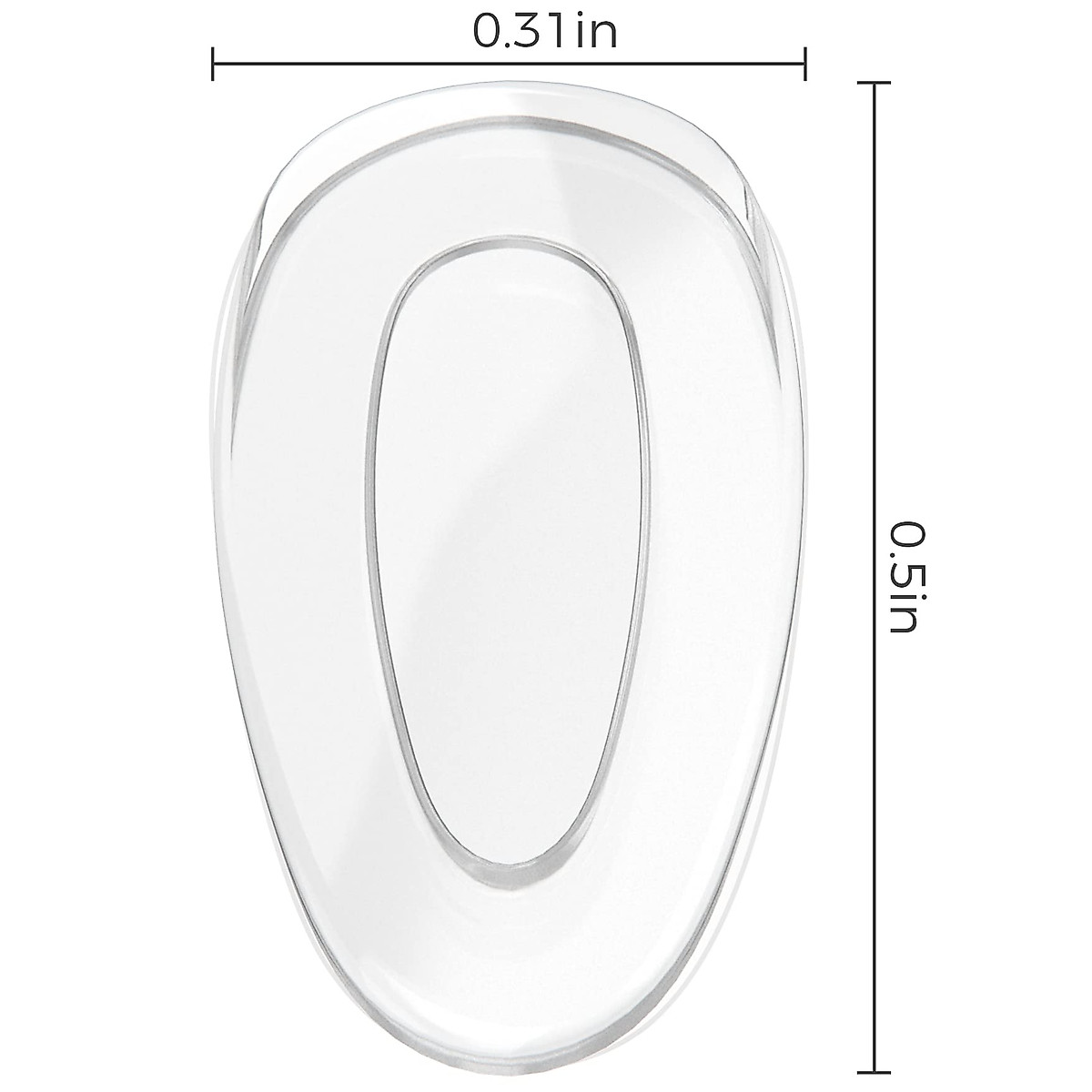 HILEEN 6 Pairs Replacement Nose Pads Nose Piece for Oakley Feedback OO4079 | Holbrook Metal OO4123 | Gauge 6 OO6038 | Gauge 8 OO4124 | Crosshair OO4060 OO6014 OO4069 | Elmont M L OO4119 Sunglass