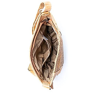 Handmade Vegan Portuguese Cork Purse Bucket Crossbody Bag for Woman