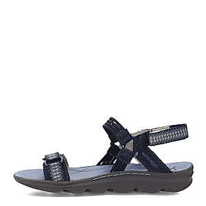Jambu Women's Seaside Water Ready Sport Sandal, Blue Multi, 8