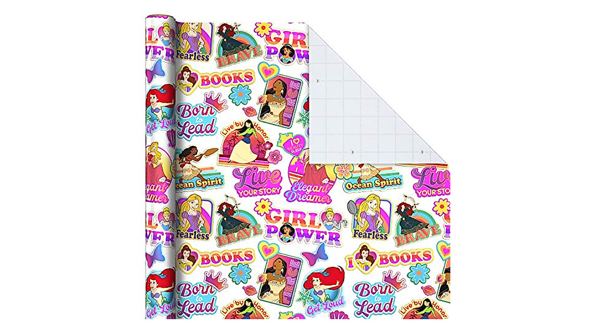 Disney Princess Wrapping Paper 3-Pack - Perfect for Gifts & Celebrations