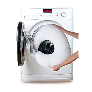 Baby Nursing Pillow and Body Positioner for Breastfeeding and Bottle Feeding for Baby Boys and Girls, Breast Feeding Pillow for Propping Baby, Tummy Time, Sitting Support, Naked Pillow