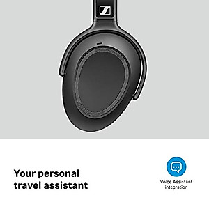 SENNHEISER PXC 550-II Wireless NoiseGard Adaptive Noise Cancelling, Bluetooth Headphone with Touch Sensitive Control and 30-Hour Battery Life, Black