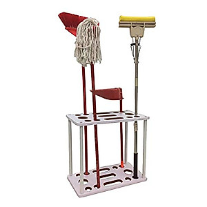 FixtureDisplays® Long Handle Tool Organizer Garage Garden Tool Storage Rack 10018