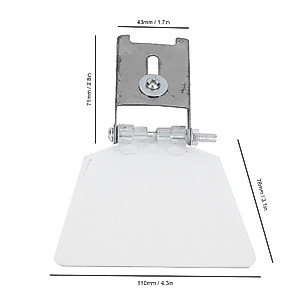 Longzhuo Eye Shields for Bench Grinder, 2Pcs Bench Grinder Guards, Bench Grinder Safety Shields, 304 Stainless Steel Case Tool, Shield Attachment Accessories