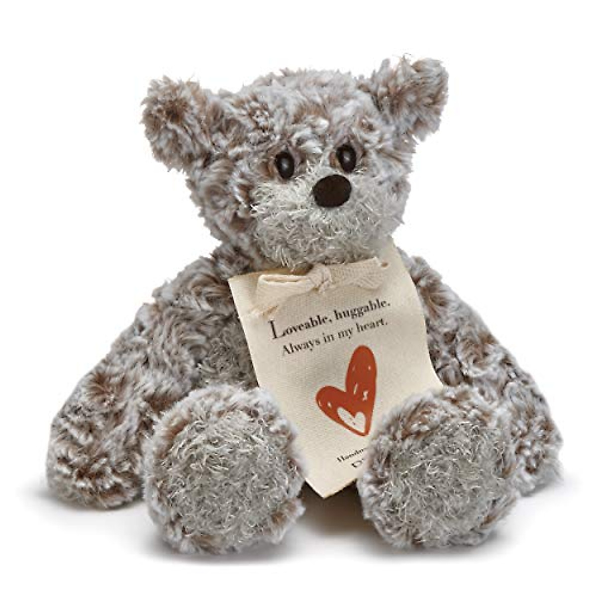DEMDACO Loveable Huggable Mini Giving Bear Children's Plush Stuffed Animal Toy