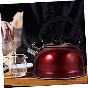 UPKOCH Buzzing Kettle Cordless Electric Kettle Japanese Tea Kettle Camping Teapot Stovetop Tea Kettle Coffee Gifts Hot Water Kettle Food Grade Tea Pot Tea Pots Kettle Tea Red Gas